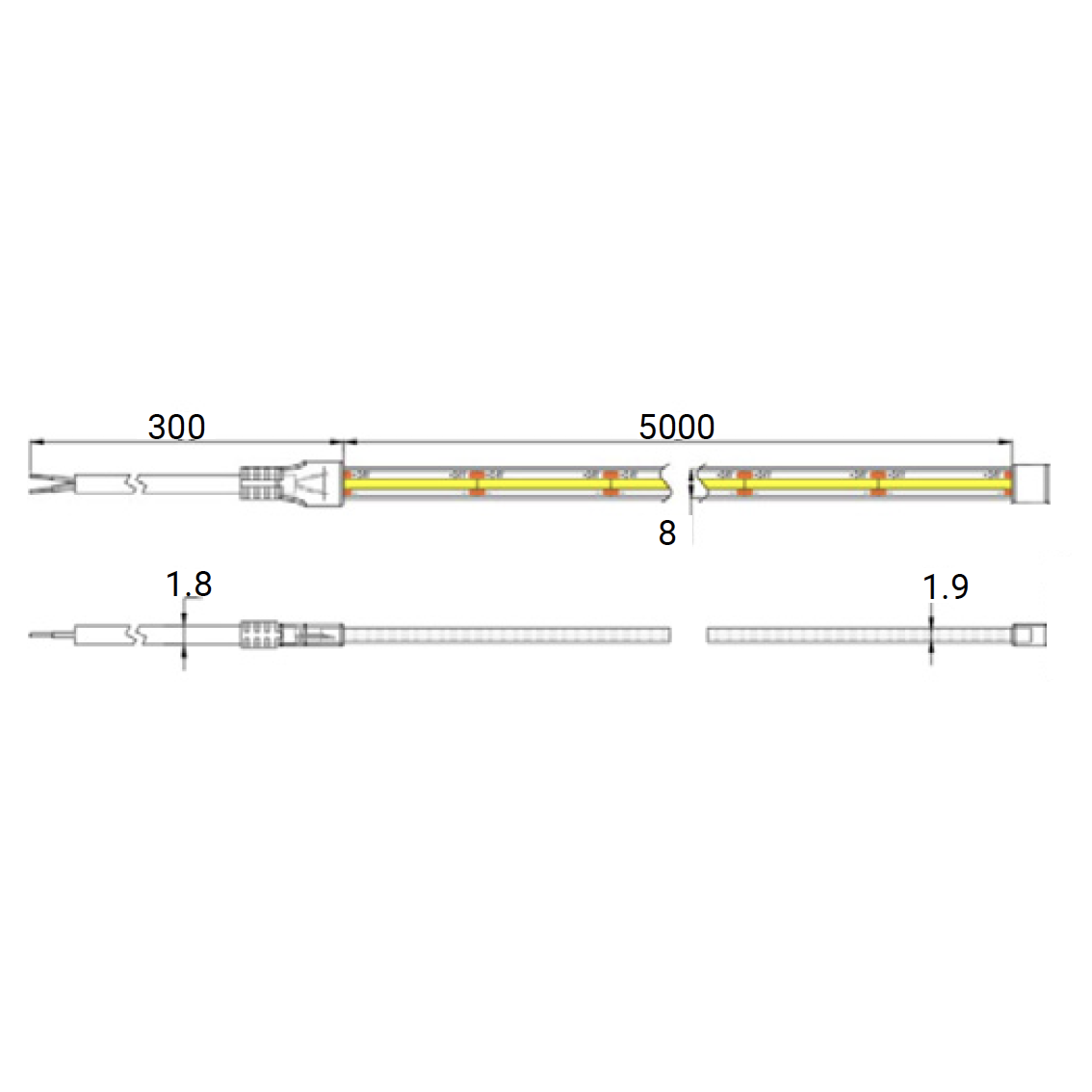 COB CONTINUOUS LED STRIP - LPA Lighting